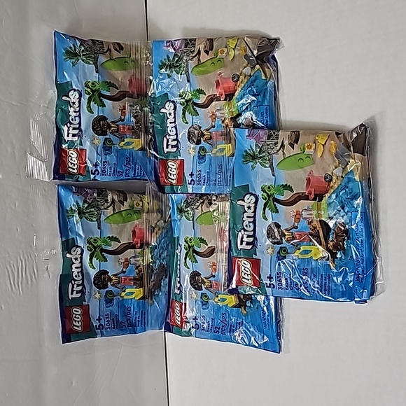Lego | Toys | Lego Polybag Lot Of 5 3635 Friends Beach Cleanup Skate ...